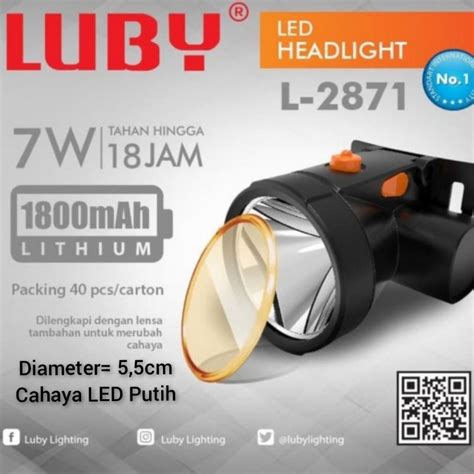 Jual Senter Kepala Luby 2903 2902 2881 2879 2900 2899 2876