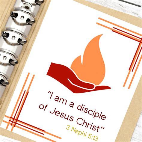 2024 LDS Youth Theme I Am A Disciple Of Christ Packet Printable Posters