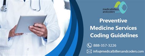 Preventive Medicine Services Coding Guidelines