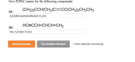 Write The IUPAC Names Of Following Compounds