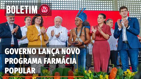 Cerimônia de lançamento do novo Programa Farmácia Popular do Brasil