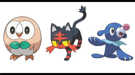 Reparto De Los Iniciales De Alola Shiny Pok Mon Sol Y Luna Youtube