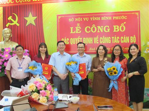Lễ Công bố và trao Quyết định của Giám đốc Sở Nội vụ về công tác cán bộ