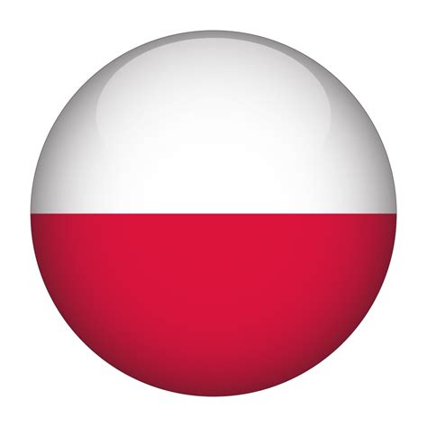 Poland 3D Rounded Flag With Transparent Background 15272069 PNG