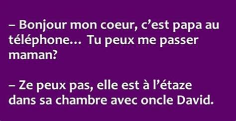 Blague Bonjour Mon C Ur Cest Papa Au T L Phone