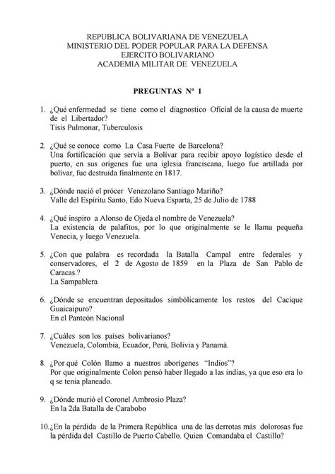 Cuestionario De Historia Quinto Grado Con Respuestas Reverasite The