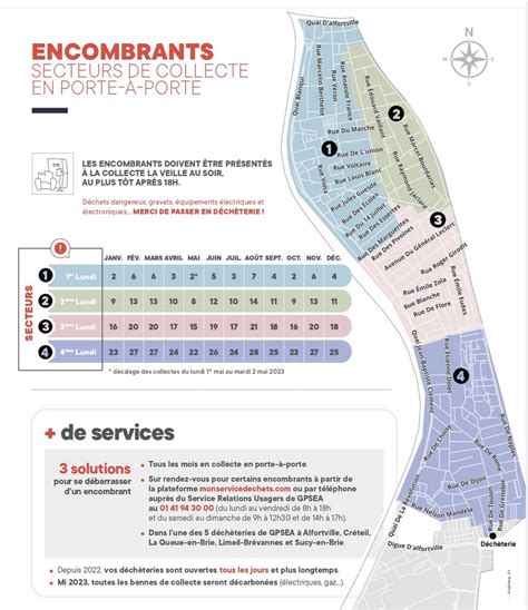 Collecte des encombrants à Alfortville Ça change de jour