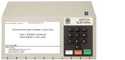 Simulador Virtual Ajuda Eleitor A Treinar O Voto Na Urna Tribunal