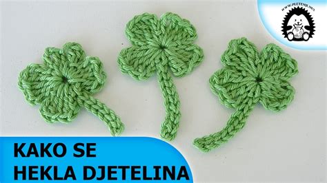 Kako Se Hekla Djetelina Pletenje Net Pletenje Heklanje Vuna Youtube