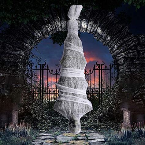 Newbea Inch Halloween Cocoon Outdoor Decorations Scary Hanging