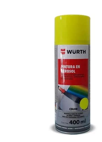 Pintura En Aerosol Würth Amarillo 400ml Cuotas sin interés