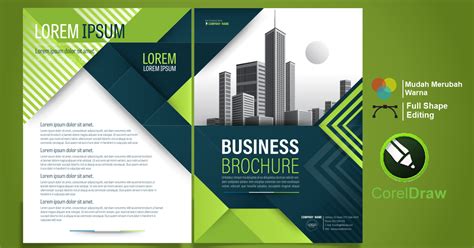 Desain Brosur Corel