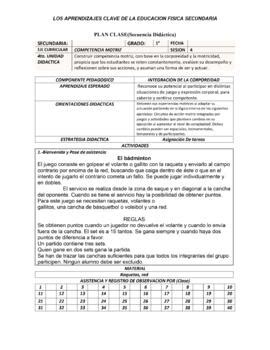 Planeacion Anual Educación Física 1 Secundaria 2021 2022 by Editorial MD