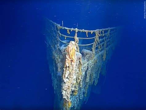 Public Gets Rare Look At Titanic S Shipwreck