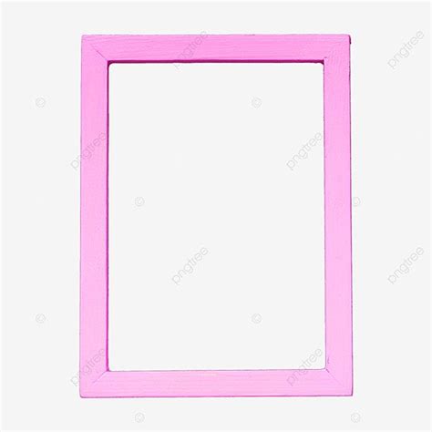 Moldura Rosa Leve Para Maquete PNG Molduras Para Fotos Quadro