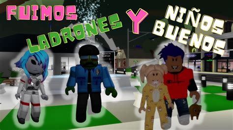 ROBANDO A VECINOS Y NOS TERMINARON ADOPTANDO ROBLOX BROOKHAVEN