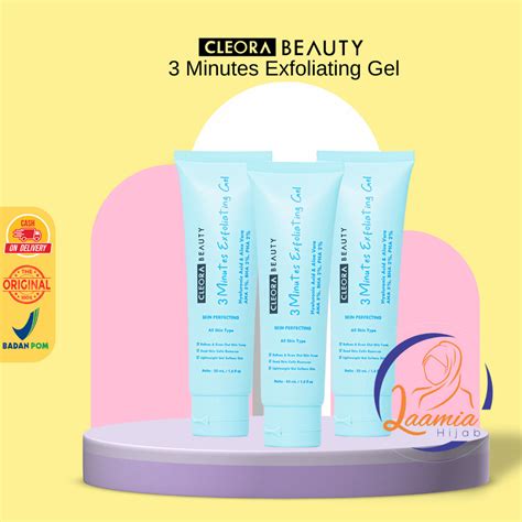 Jual Cleora Exfoliating Gel With Aha Bha Pha 30 Seconds Natural