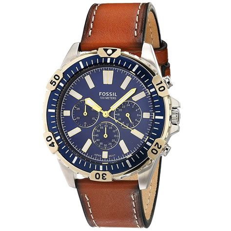 Buy Fossil Analog Blue Dial Gents Watch Online Oman Ourshopee