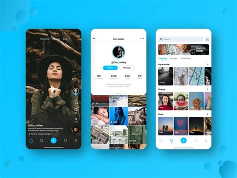 Tik Tok Redesign Mobile App Design Inspiration Mobile App Design