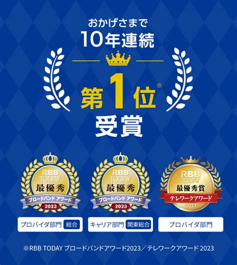 受賞履歴 ASAHIネットのこだわりとは プロバイダインターネット接続は ASAHIネット