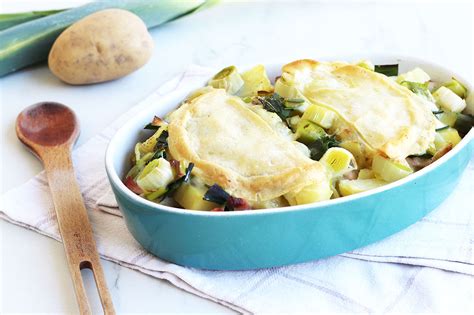 Tartiflette aux poireaux Plat hivernal Contes et Délices