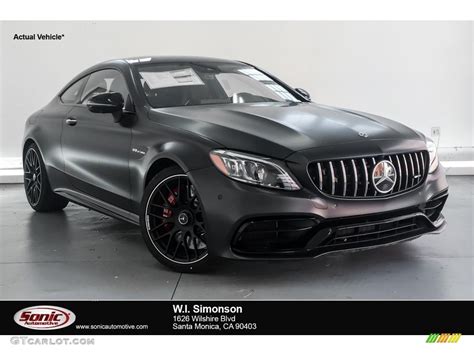 2019 Designo Graphite Grey Magno Matte Mercedes Benz C AMG 63 S Coupe