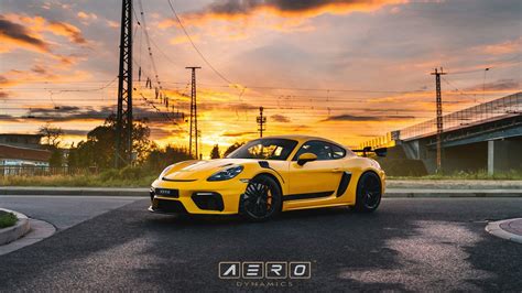 Aero Carbon Kit F R Porsche Cayman Gt Haube Kotfl Gel
