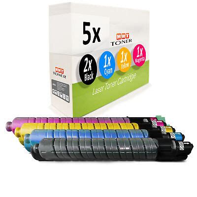 5x Cartouche D Encre Pour Ricoh Aficio MP C 4500 AD C 4500 E C 3500 AD