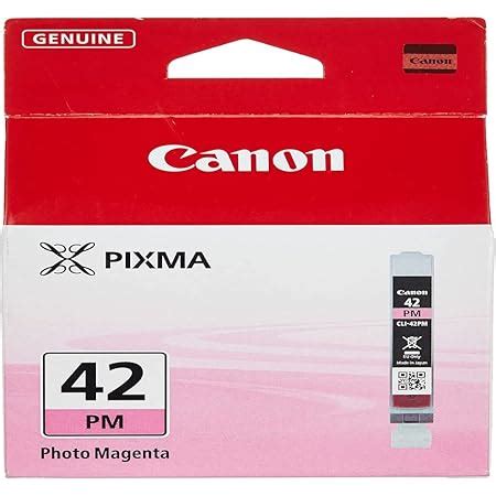 Canon CLI 42 Cartouche BK C M Y PC PM GY LGY Multipack Noir Cyan