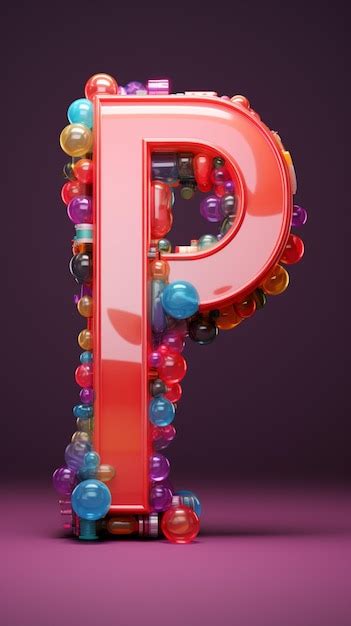 P Alphabet Wallpaper Stylish Font