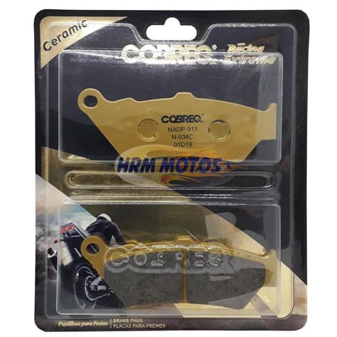 Pastilha Freio Cerâmica Bmw R1200 Gs 2013 2019 Traseira Submarino
