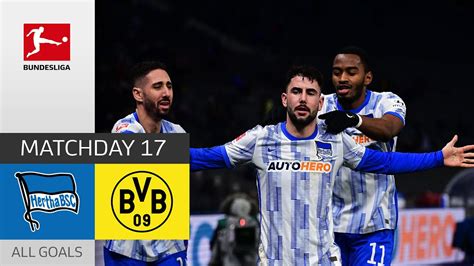 Hertha Triumphs Over Bvb Hertha Berlin Borussia Dortmund All