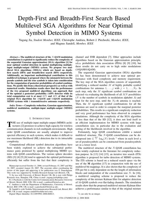 pdf depth first and breadth first search based multilevel sga algorithms for near optimal