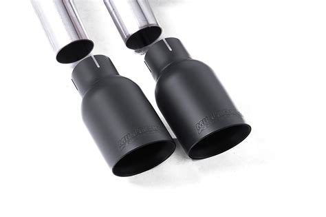 Milltek Sport Non Resonated Cat Back Exhaust System Cerakote Black Tips