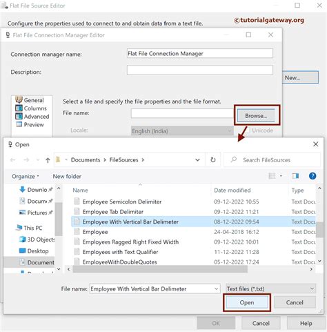 SSIS Load Data From Pipe Delimiter File To SQL Server