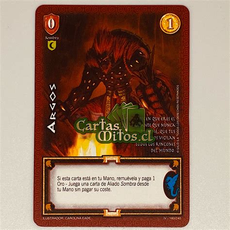 180 240 Argos Mitos Y Leyendas Invasión Cartas Mitos