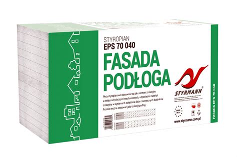 STYROPIAN FASADA EPS 70 040 3cm Paczka 10m2 EPS 70 040 3cm Cena