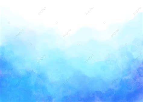 藍色漸變水彩暈染背景 水彩漸變 藍色 花枝花開背景圖片和桌布免費下載