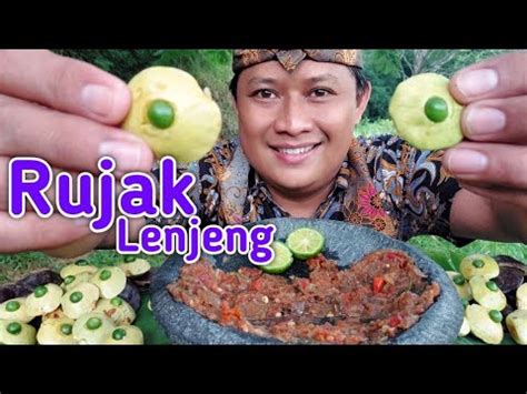 Ngerujak Lalapan Mentah Rujak Jengkol Muda Leunca Tanpa Nasi