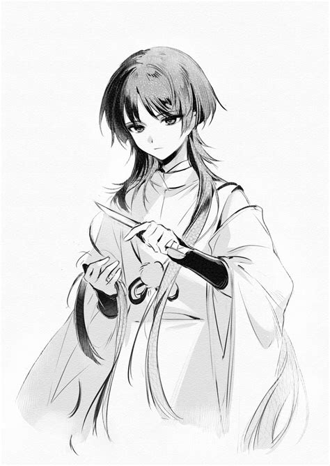 Nekomi on Twitter 朋友说想看长发散遂摸了 scaramouche