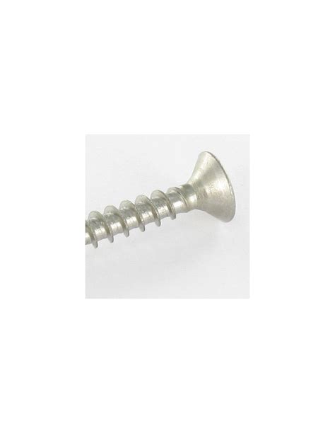 VBA Vis bois agglo Tête fraisée TF Pozi N2 4X60 Filetage total Inox A4