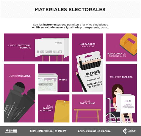 Estos Son Los Materiales Electorales Central Electoral
