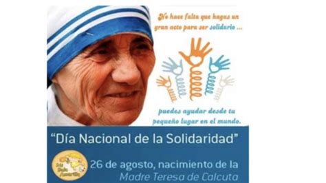 26 de Agosto Día Nacional de la solidaridad