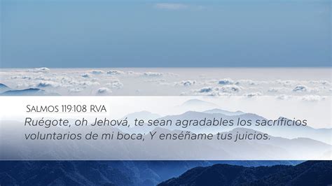Salmos 119 108 RVA Desktop Wallpaper Ruégote oh Jehová te sean