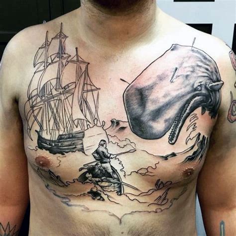 100 Whale Tattoo Designs For Men Cool Behemoths Of The Sea