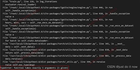 pytorch分布式训练之 typeerror： function takes exactly 5 arguments（1 given） typeerror function takes