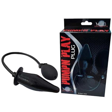 Plug Anal Inflável Pump Válvula 12cm Cia Import