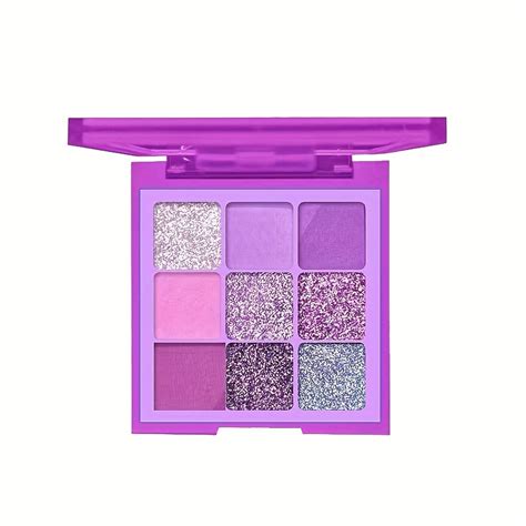 Raspberry Jam 9 Color Eyeshadow Palette Dreamlike Purple Matte Shimmer