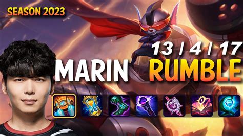 MaRin RUMBLE Vs AKSHAN Top Patch 13 22 KR Ranked YouTube