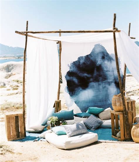 Intimate Boho Themed Summer Beach Wedding Ideas